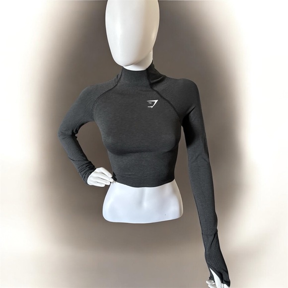 Gymshark | Tops | Gymshark Long Sleeve High Neck | Poshmark